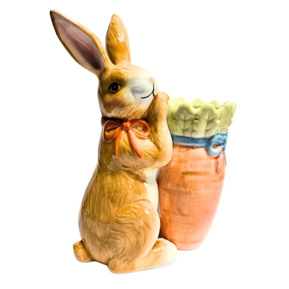 Accents | Vintage Easter Bunny Rabbit Vase Planter | Poshmark
